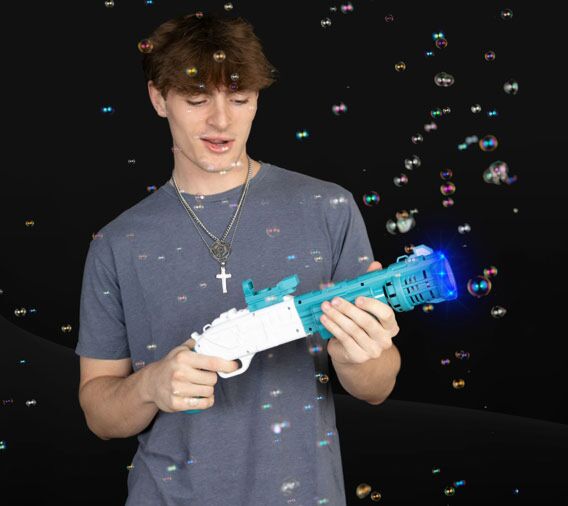 Giant light up bubble gun store