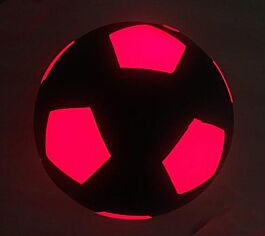 Light up LED soccer ball glowing #5 official weight & size