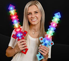 Light up Pop It Pixel Sword | Minecraft | LED | Flashing | Fidget | Toy