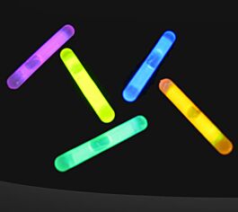 Fat 1.5 inch Glow Sticks 6mm Glow Sticks Fishing Lure Glow Sticks