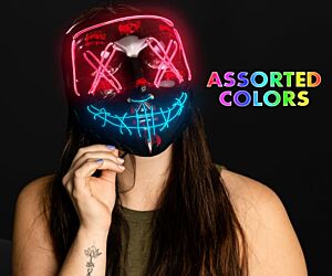 Light up masks | Sound activated | EL Rave Bandana