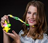 Wearable light up fairy wings for little girls and young children