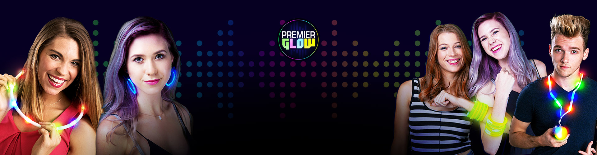 LED necklaces - Light up Necklaces - Flashing Necklaces